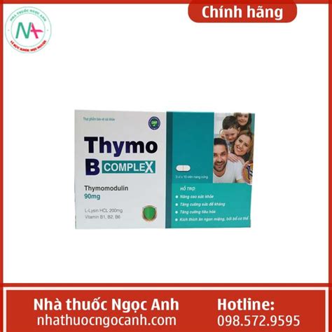 Thuốc Thymo B Complex Là Thuốc Gì Mua ở đâu Giá Bao Nhiêu