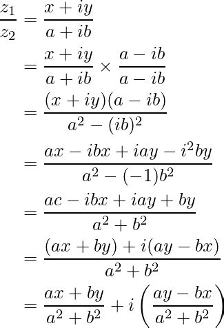 Dividing Complex Numbers GeeksforGeeks