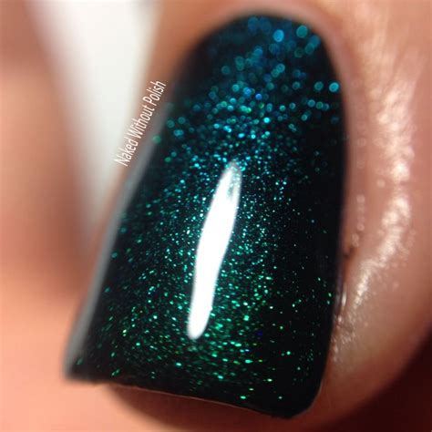 Macro Of Darling Diva Polish Mermaid Pee Over Zoya Willa In Direct
