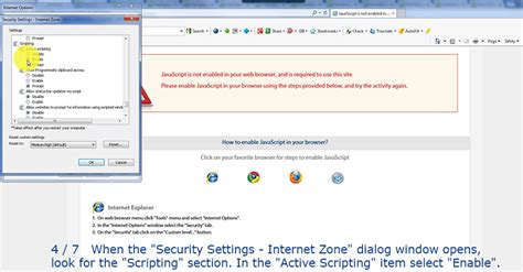 Steps To Enable JavaScript At Your Web Browser