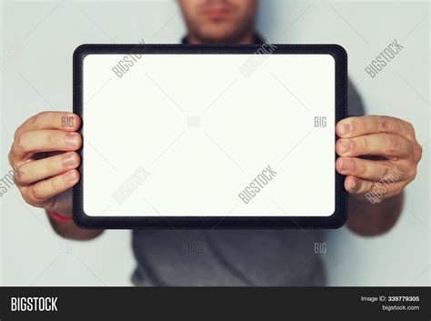 Close Digital Tablet Image Photo Free Trial Bigstock