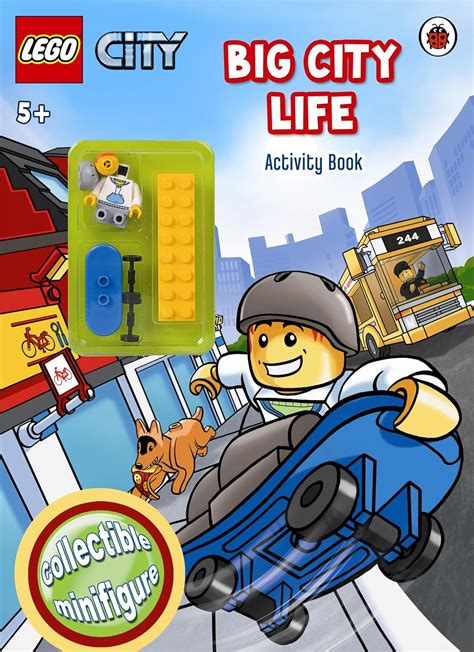 Lego City Big City Life Activity Book With Lego Minifigure Na