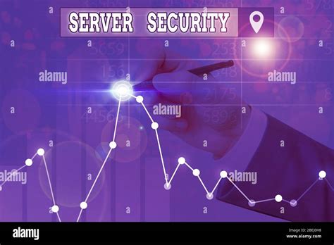 Writing Note Showing Server Security Business Concept For Web Server That Guarantees Secure