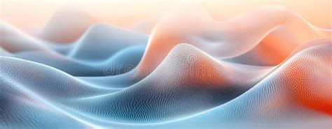 Abstract Fluid Shapes In Soft Colors Create A Calming And Modern Visual Experience Stock