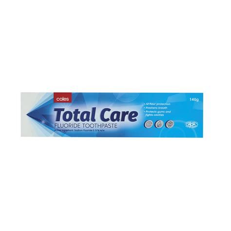 Buy Coles Toothpaste Total Care 140g Coles