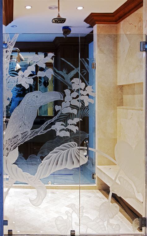 Custom Glass Etching Service Windows And Doors For Business Or Residence