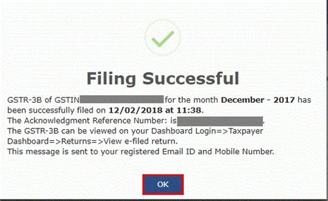 File GSTR B NIL Return On GST Portal Learn By Quicko