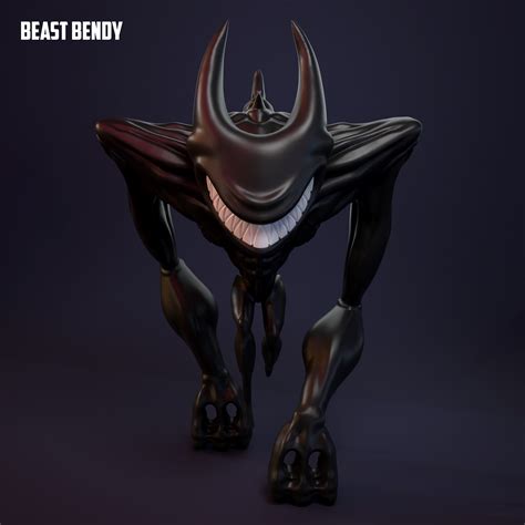 🎮 Beast Bendy Bendy And The Ink Machine・ Stl File For ・cults