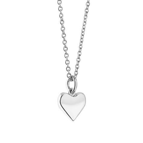 Silverplate Heart Pendant