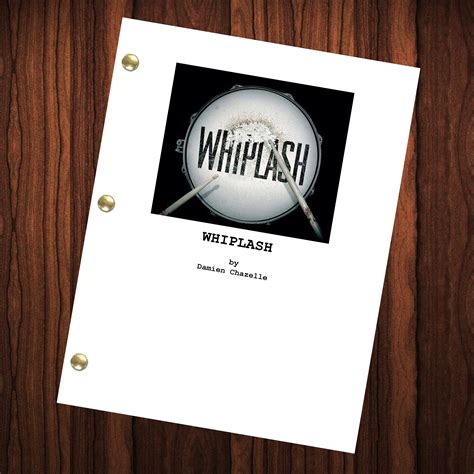 Whiplash Movie Script Reprint Full Screenplay Full Script Etsy