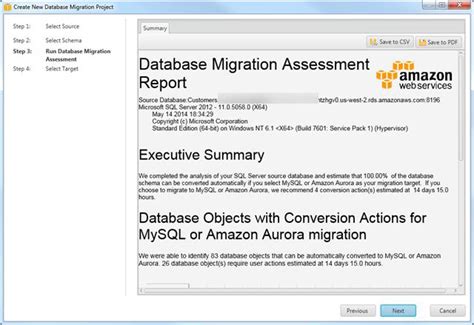 Migrating The Database Schema Migrating Your Databases To Amazon Aurora