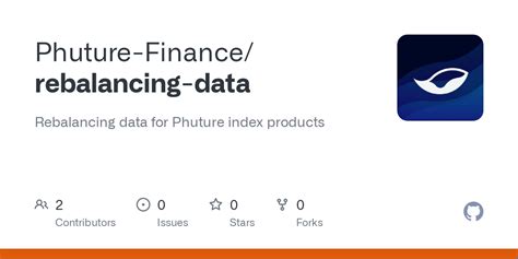 github phuture finance rebalancing data rebalancing data for phuture