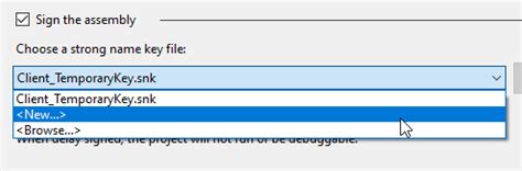 C Error A Strongly Named Assembly Is Required Stack Overflow