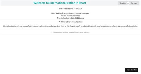 React I18next Example Codesandbox React I18next Example Codesandbox
