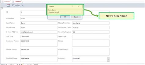 Microsoft Access Tutorial Ms Access With Example Easy Notes
