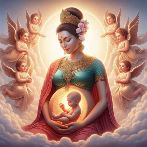 Tierra Pura De La Luz Serena Maha Maya La Madre Del Buda Y De Todos