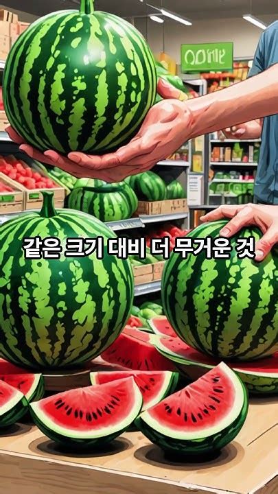 맛있는 수박고르기 5가지 방법 수박 여름 과일 음식 식품 Youtube