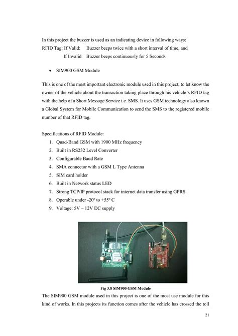 Project Report Rfid Based Automated Toll Collection System Using Arduino Amity University Pdf