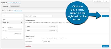 How To Add A Logout Link To A Wordpress Navigation Menu Greengeeks