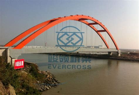 Prefabricated Steel Arch Bridge Custom Steel Bridge For Heavy Duty