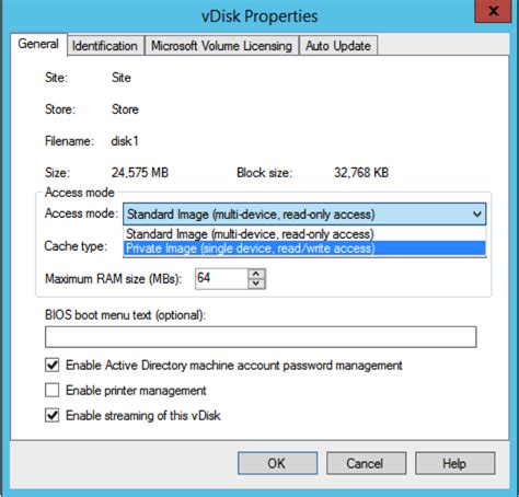 Virtual Disks Citrix Provisioning™ 1912 Ltsr