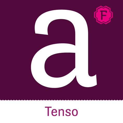 Tenso Regular Desktop And Web Fonts I Love Typography