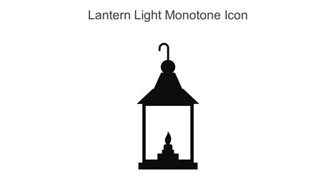 Lantern Light Monotone Icon In Powerpoint Pptx Png And Editable Eps Format PPT Example
