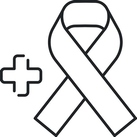 Awareness Ribbon Line Icon 24818598 Png