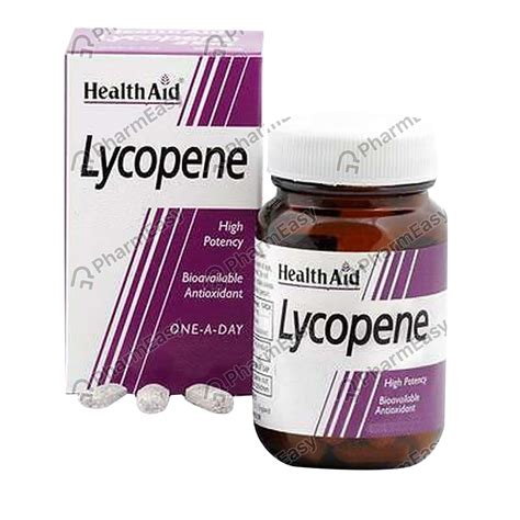 Buy Health Aid Lycopene 25 Mg Tablet 30 Online At Flat 18 Off