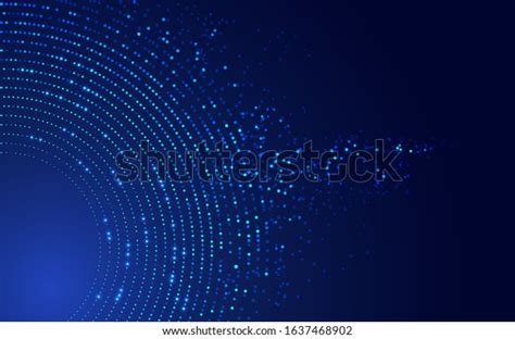 Concept Big Data Digital Transformation Technology Stock Vector