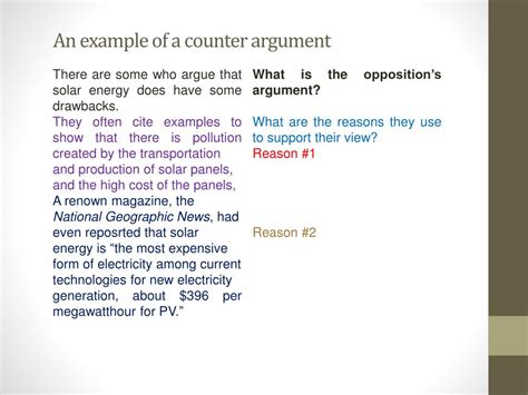 ppt for argument s sake… writing counter arguments and rebuttals powerpoint presentation id
