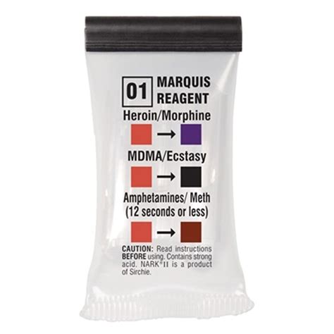 Sirchie Nark Ii Marquis Reagent Opium Alkaloids Testing Kit
