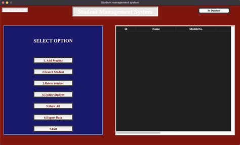 GitHub Ananupam Vidyarthi Created A Student Management System That Consists Of Basic