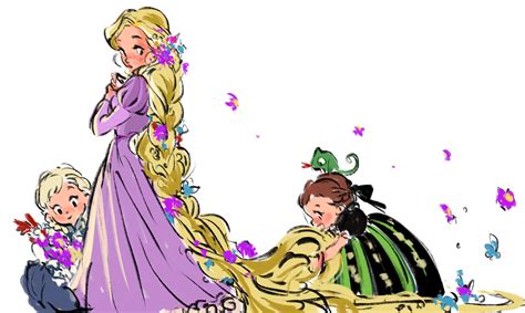 Frossen Anna Rapunzel