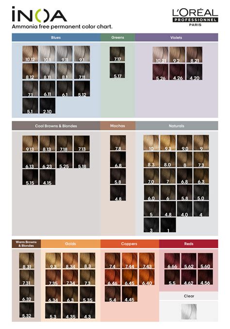 Loréal Professionnel Inoa No Ammonia Permanent Haircolor