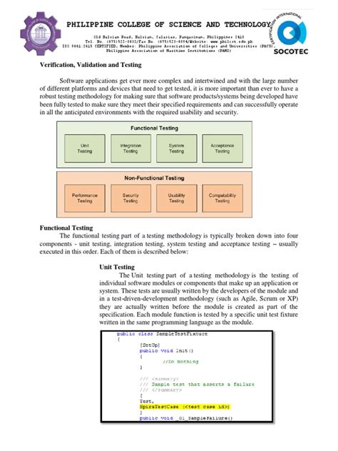 Capstone 2 Module 2 Lesson 2 Pdf Usability Unit Testing