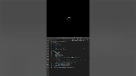 Css Loader Part 01 Shorts Loadinganimation Htmlcss Loader Coding