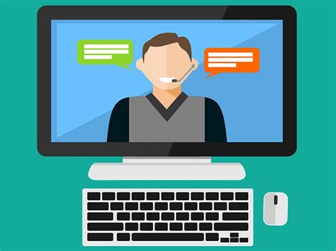 Computer Chat Clipart