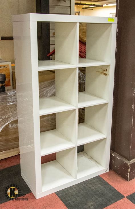 White 8 Cube Storage Display Shelf