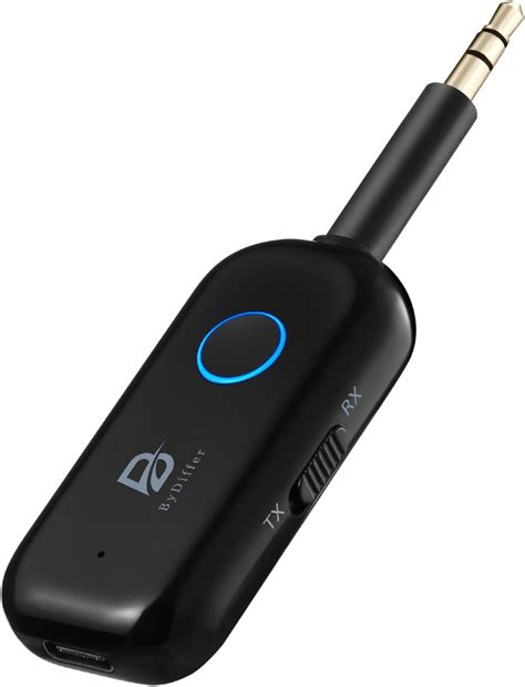Bydiffer Bluetooth 52 Audio Transmitter Receiver For Tv To 2 Wireless Headphones