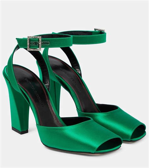 Victoria Beckham Eliza Satin Sandals Victoria Beckham