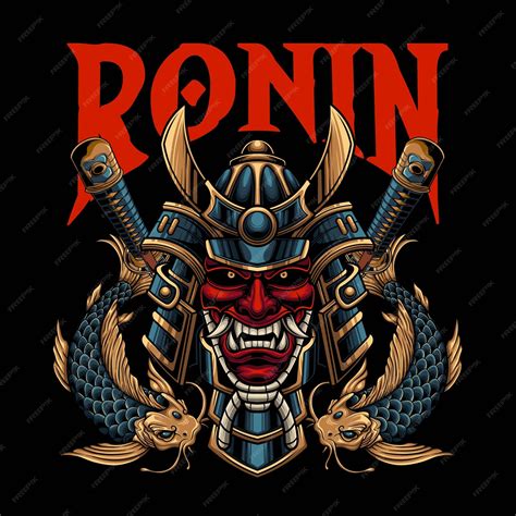 Premium Vector Vector Illustration Of Japanese Ronin Samurai
