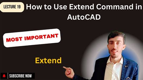 #19 How To Use Extend Command in AutoCAD Full Details - YouTube