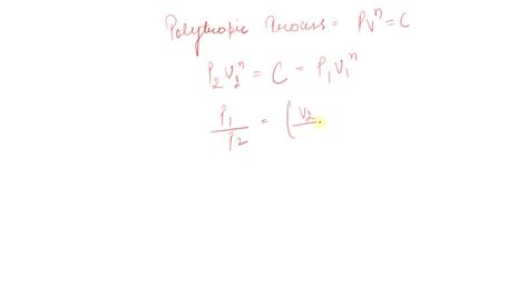 Solved Show How The Polytropic Exponent N Can Be Evaluated If You Know