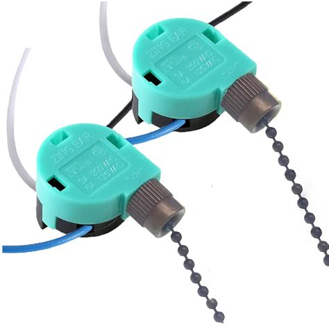 Ceiling Fan Switch Zing Ear Ze 208s63 Speed 4 Wire Pull Chain Switch