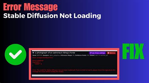 How to Fix Stable Diffusion Not loading - YouTube