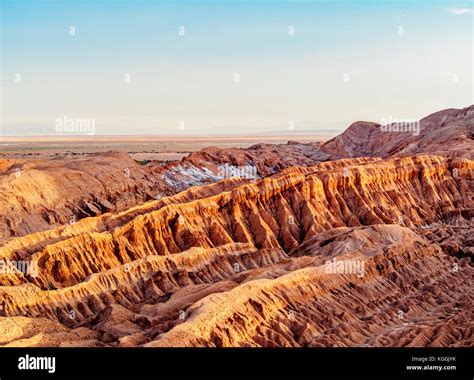 Mars Valley Or Death Valley Elevated View San Pedro De Atacama