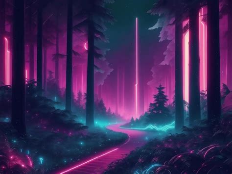 Neon Forest Wallpaper Images Free Download On Freepik