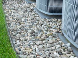 Landscaping Around Air Conditioner Unit With Rocks Landscape Around