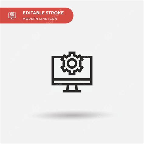 Vector Icon Of Optimization Simplified Design With Illustrative Symbol